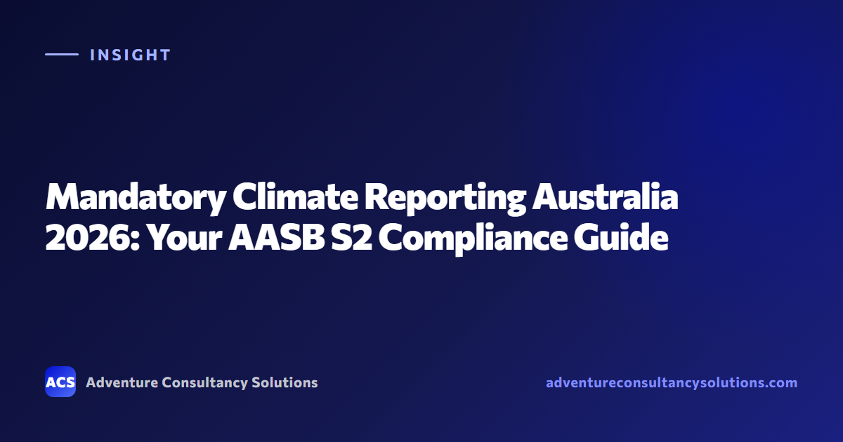 AASB S2 Compliance Guide 2026 | Adventure Consultancy Solutions